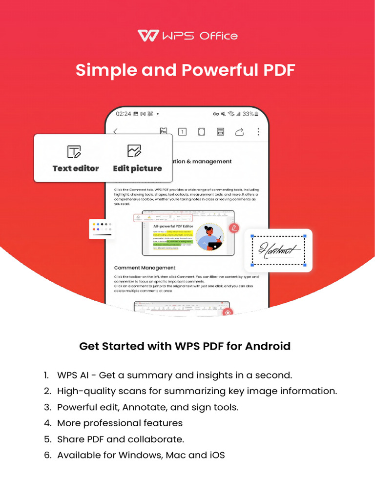 Get Started With WPS Office for Android | PDF | Ios | Software