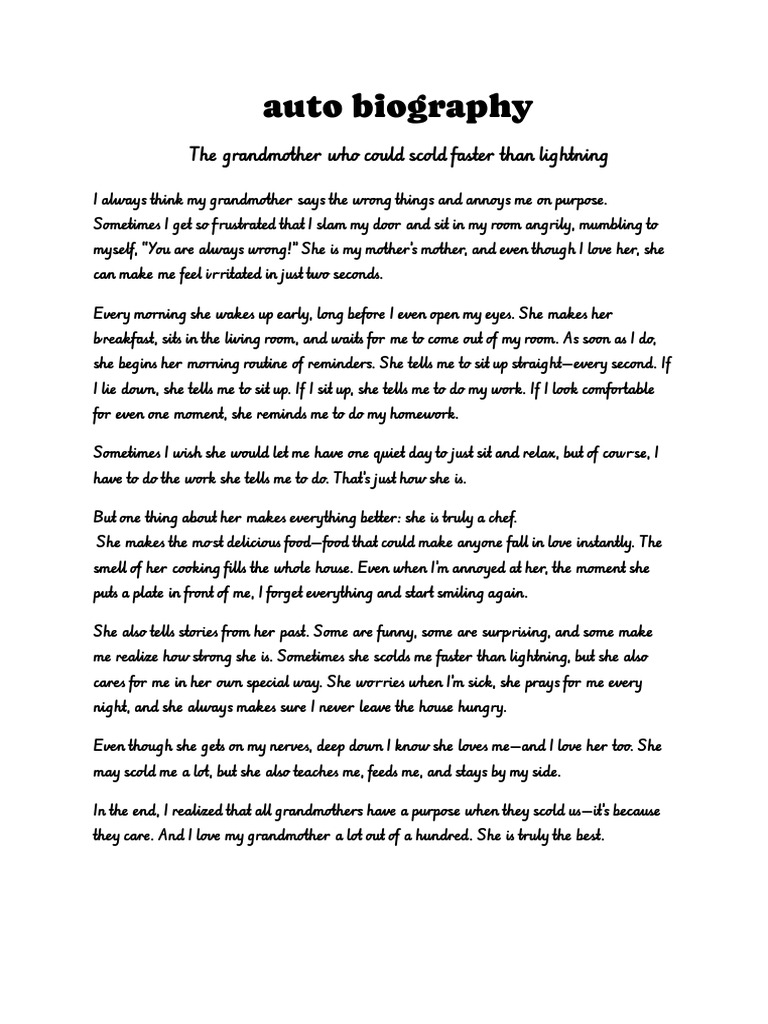 Auto Biography | PDF