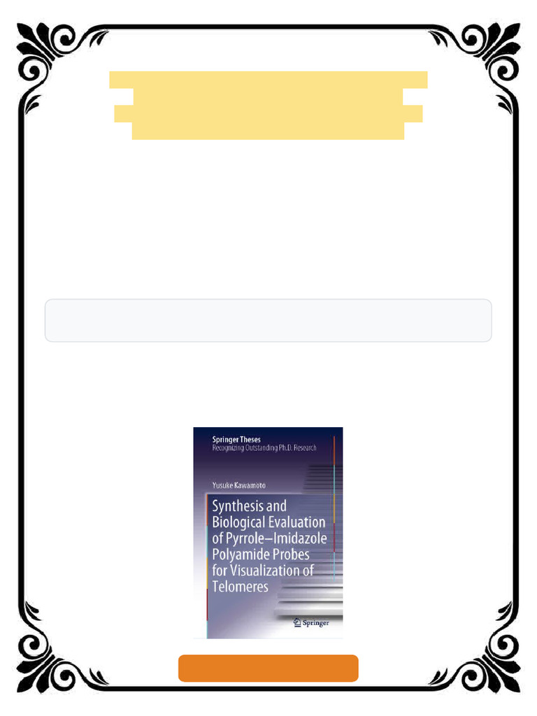 Synthesis and Biological Evaluation of Pyrrole Imidazole Polyamide ...
