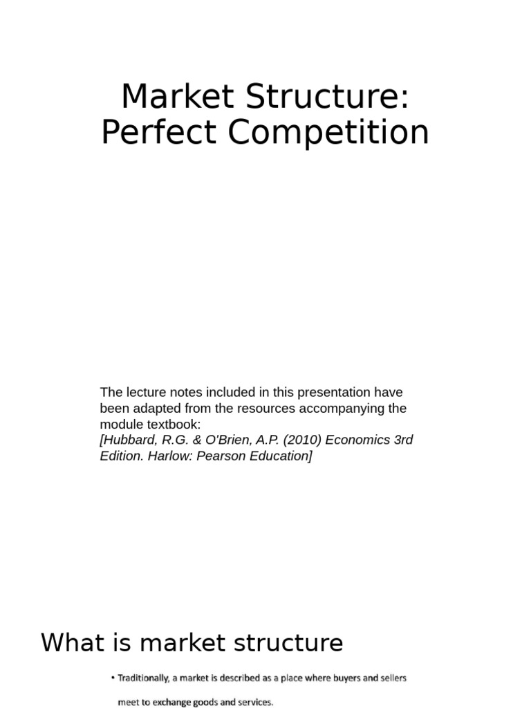 Understanding Perfect Competition | PDF | Perfect Competition | Profit ...