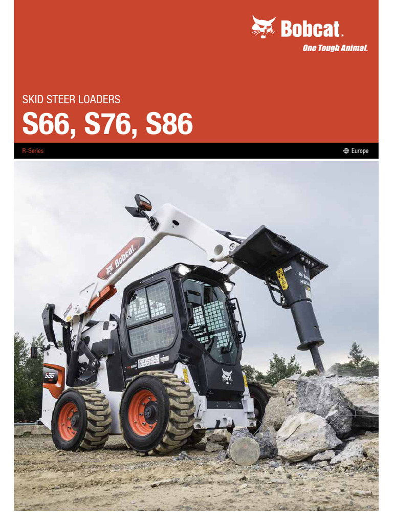 Bobcat R-Series Skid Steer Loaders Overview | PDF | Loader (Equipment ...