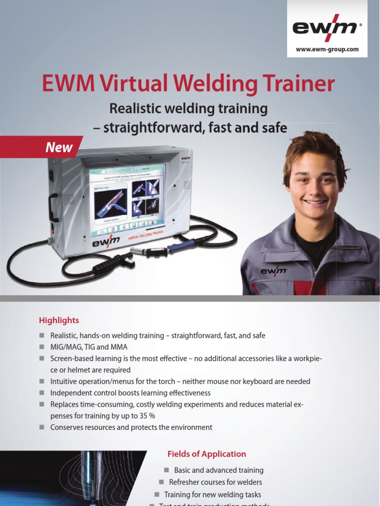 WM074201 EWM Virtual Welding Trainer en | PDF | Welding | Construction