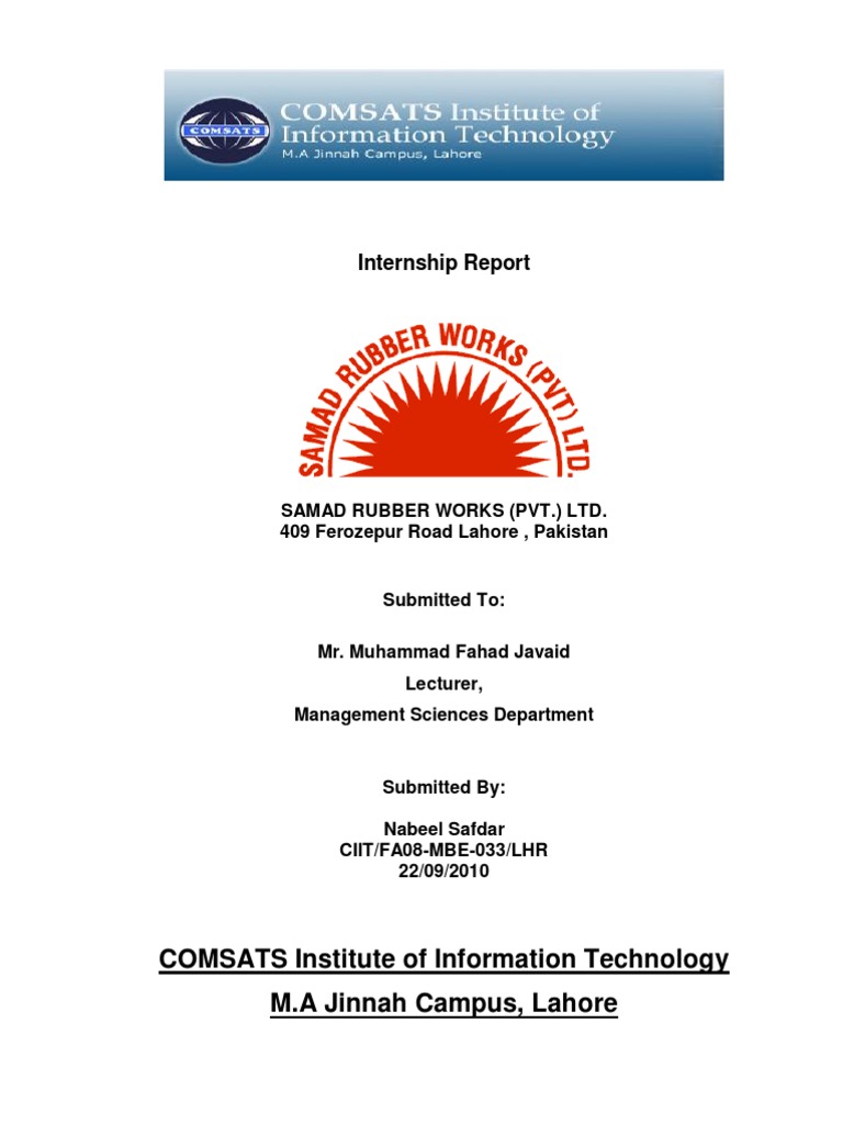 Sammad Rubber Works Pdf Human Resource Management Swot Analysis