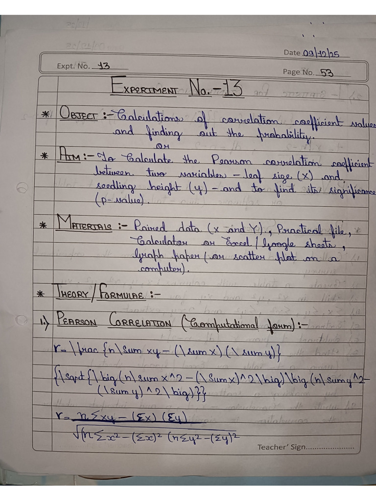 Botany Biostatics Practical 2 | PDF