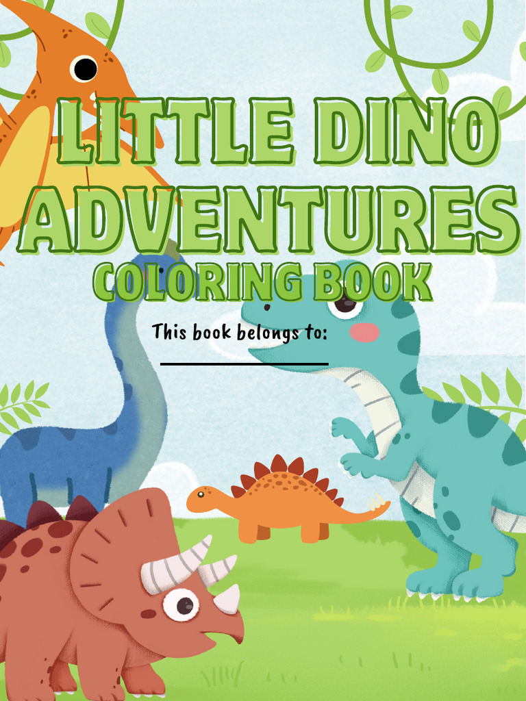 Dino Coloring Book | PDF