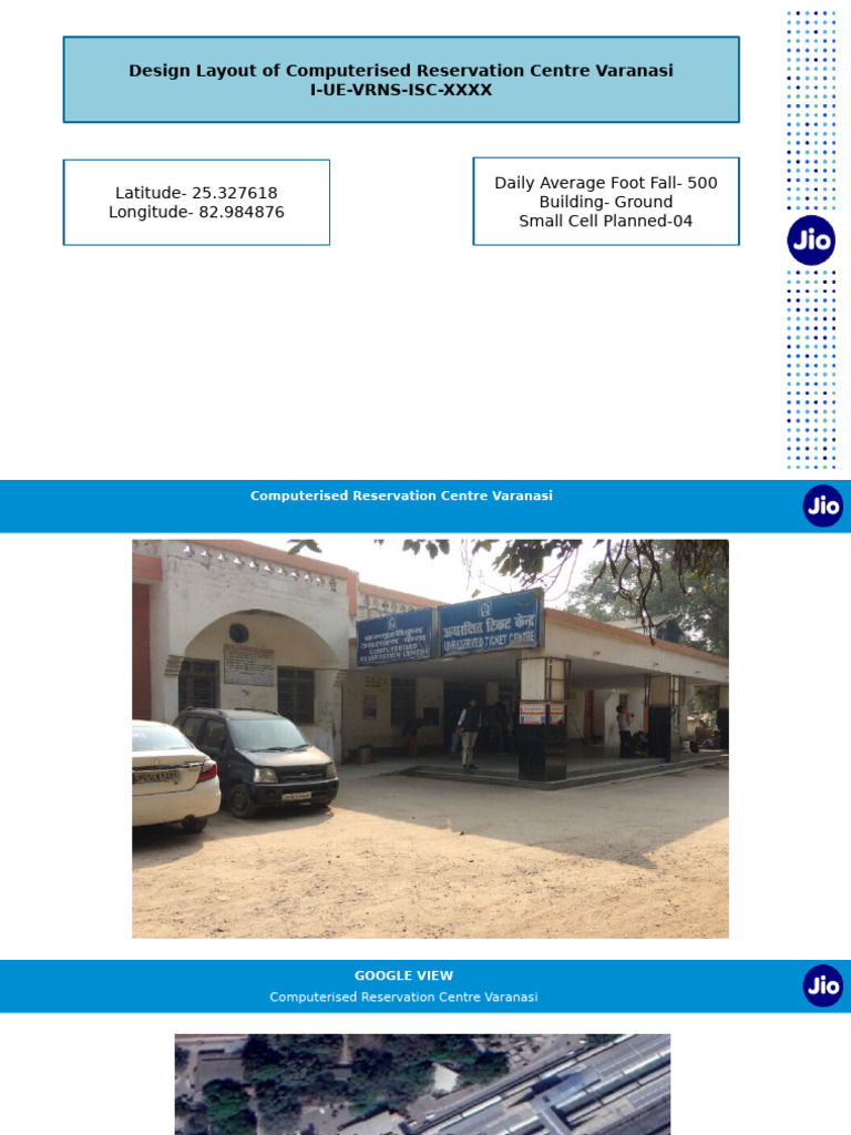 Computerized Reservation Center Varanasi Layout | PDF
