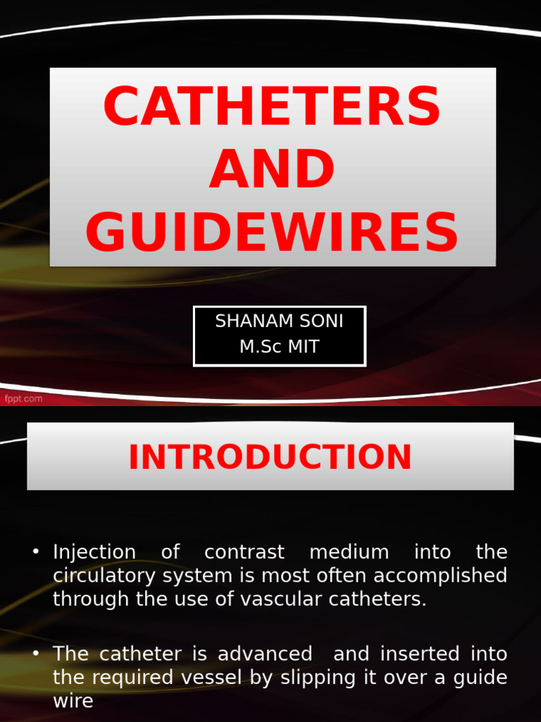 Catheters and Guidewires | PDF | Catheter | Angiography