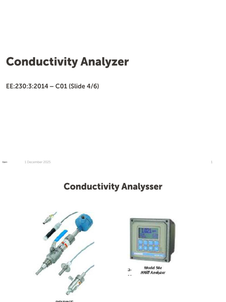 Conductivity Measurement Guide | PDF