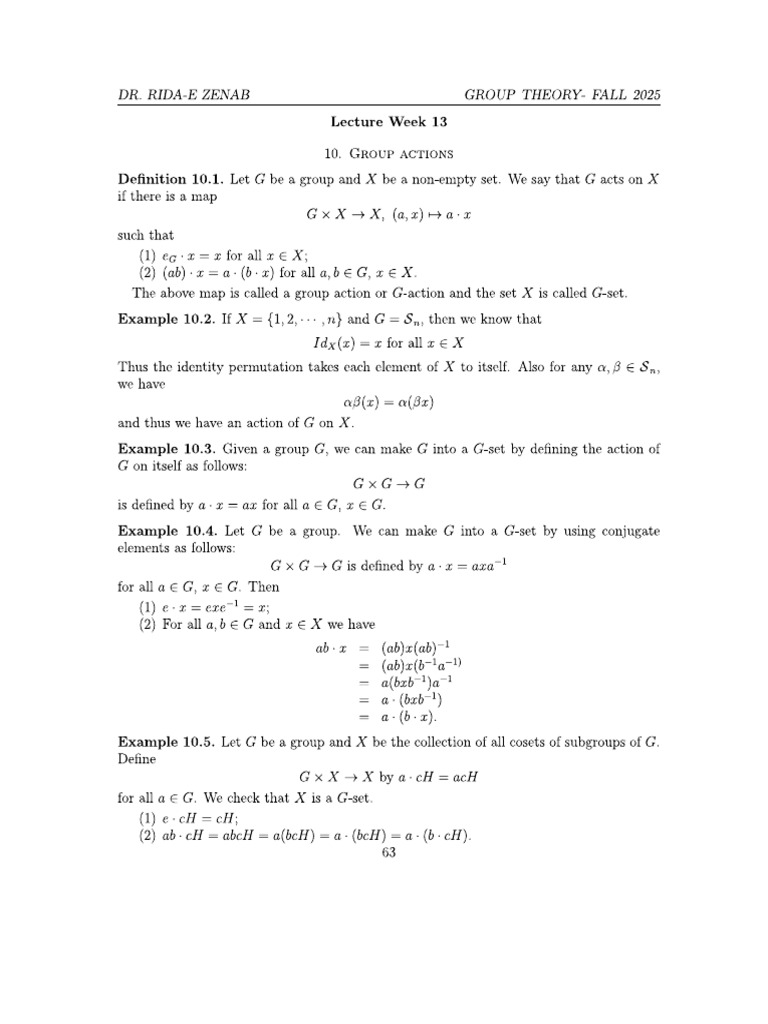 Lecture Week 13 Groups | PDF