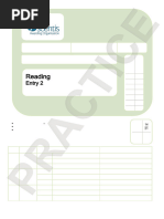 Sample Paper 2 - E2 Reading | PDF | Pencil