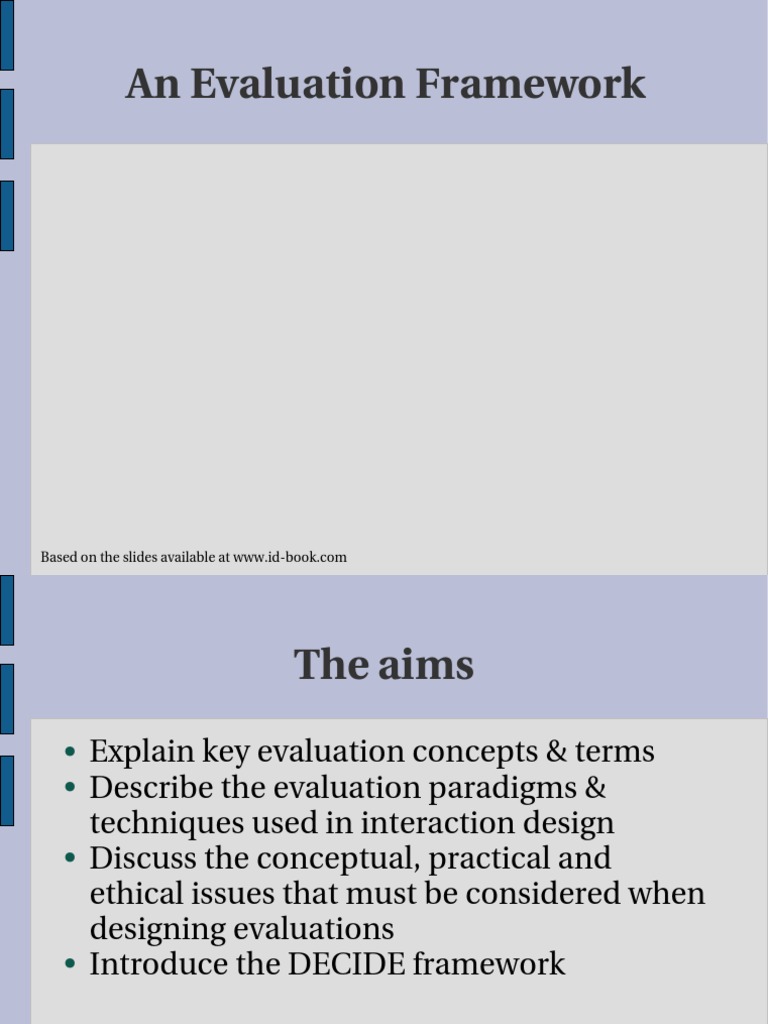 DECIDE Framework | PDF | Usability | Evaluation