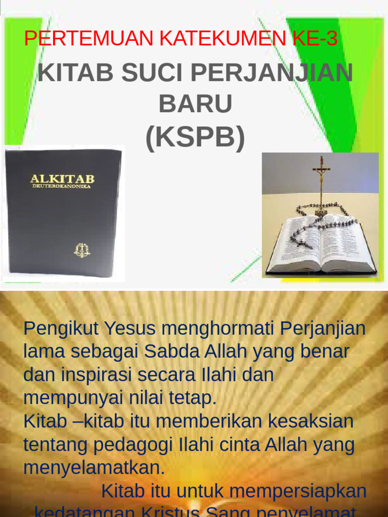 KItab Suci Perjanjian Baru | PDF