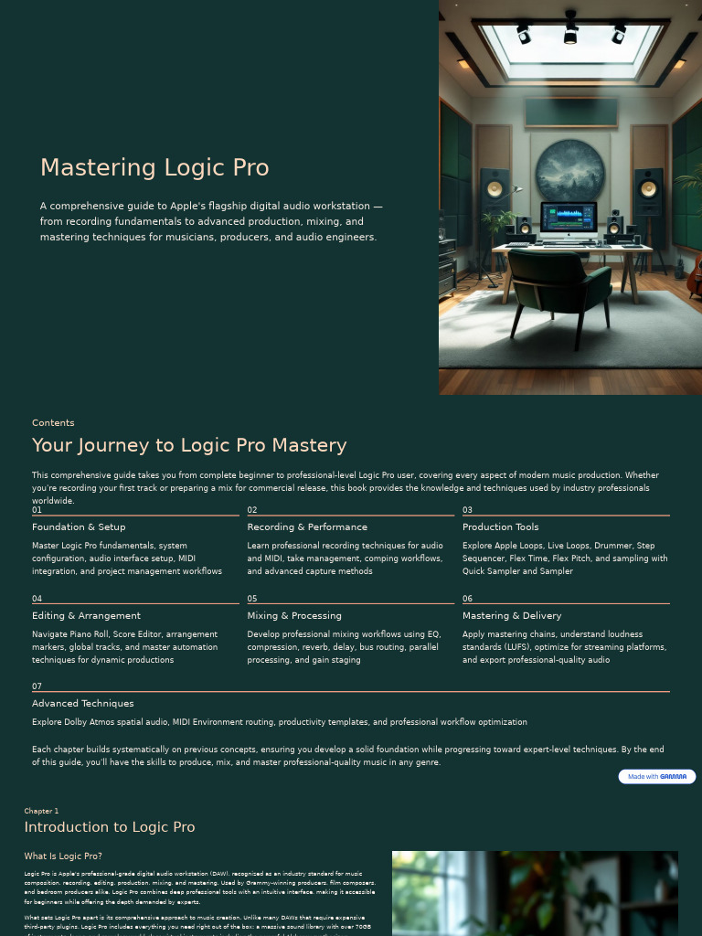 Mastering Logic Pro | PDF | Synthesizer | Computer Engineering