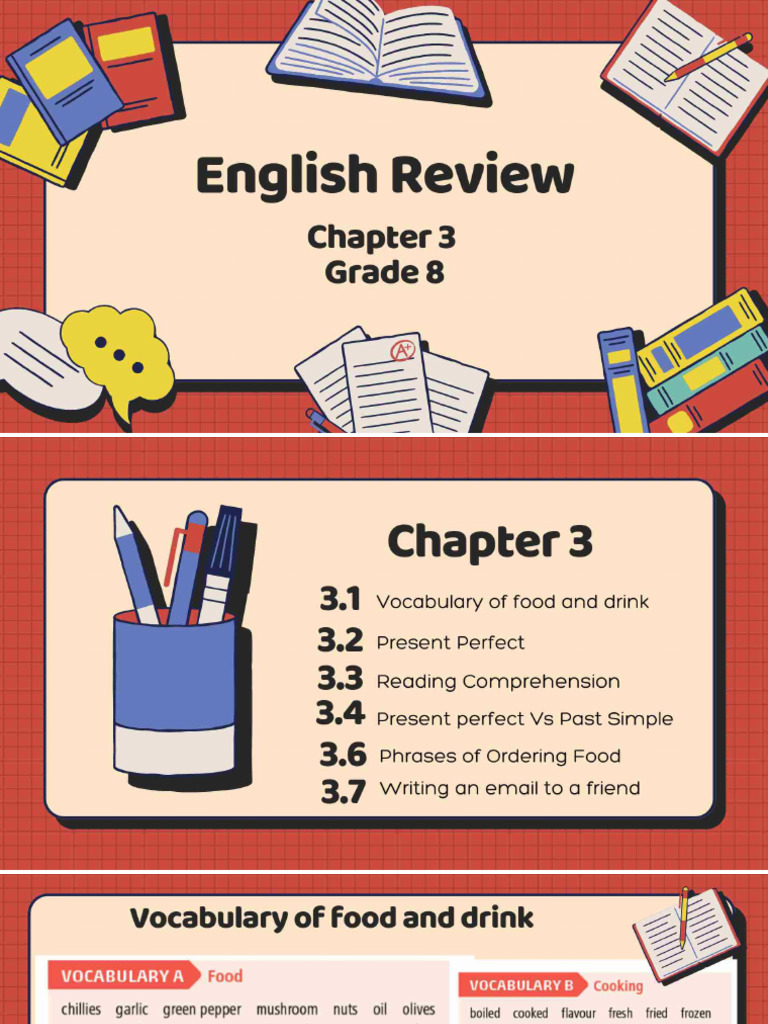 Review Final 1 Grade 8 Chapter 3 and 4 | PDF