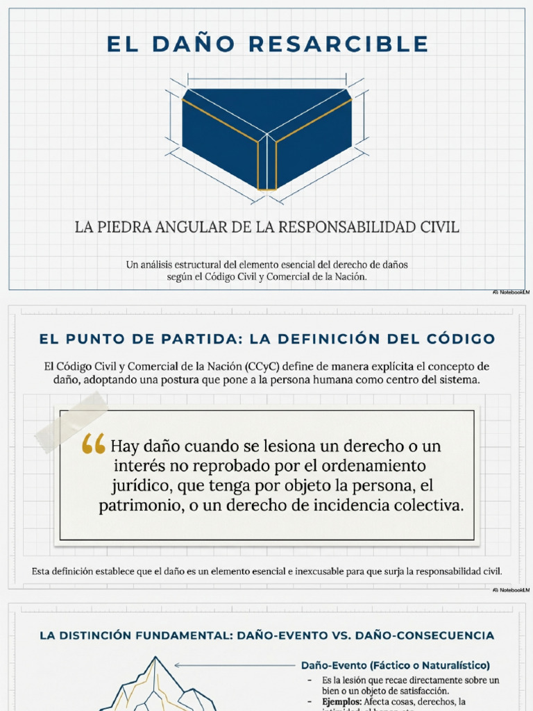 Daño Resarcible La Estructura Legal | PDF