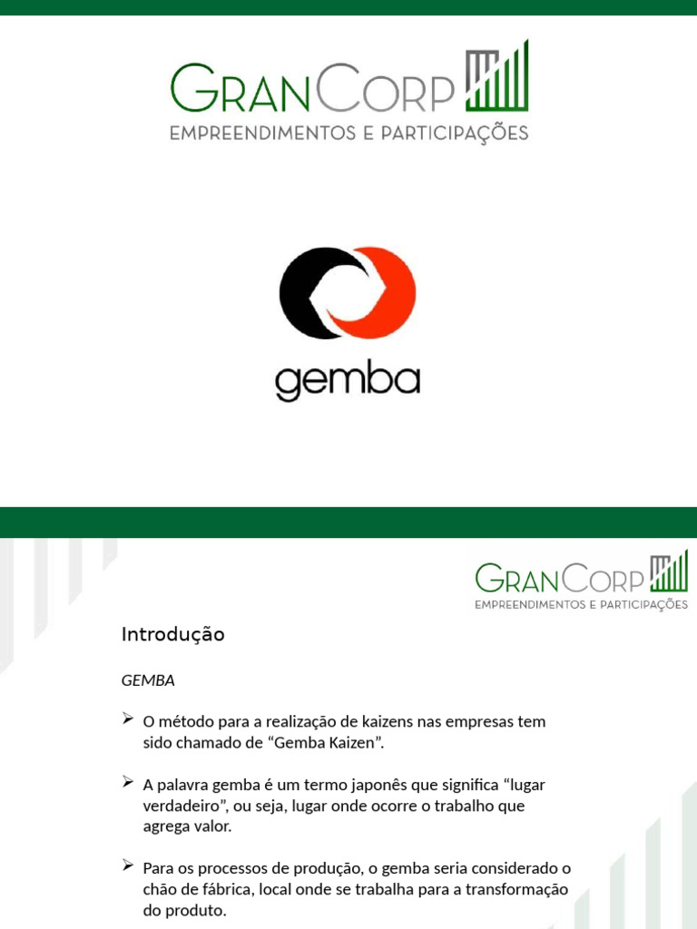 Apresentação Gemba | PDF | Business
