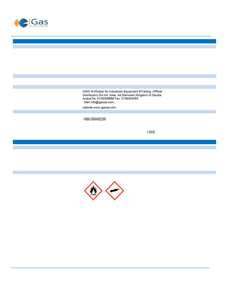 Acetylene Safety Data Sheet Overview | PDF | Firefighting | Firefighter