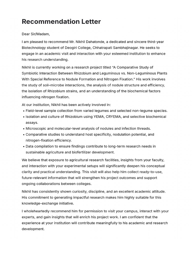 Letter of Recommend... | PDF