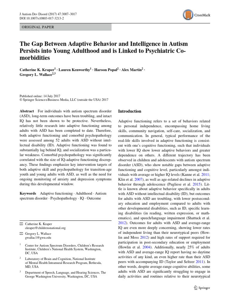 Kraper Et Al. - 2017 - The Gap Between Adaptive Behavior and ...