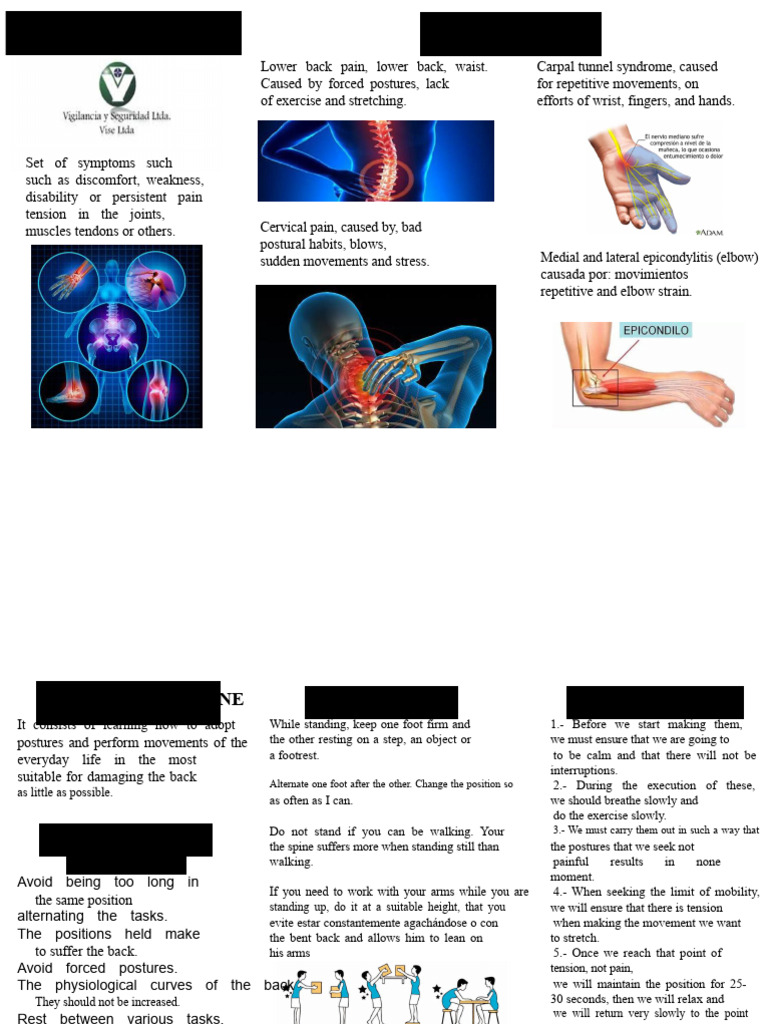 Musculoskeletal Injury Brochure | PDF | Clinical Medicine ...