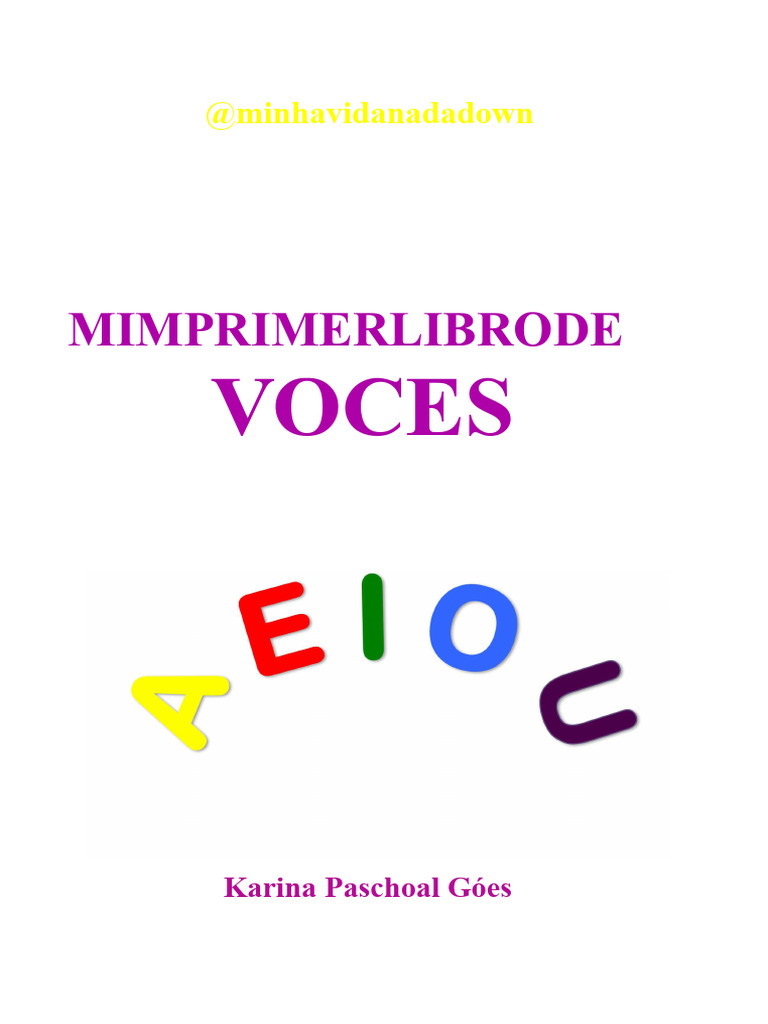 Mi Primer Libro de Vocales | PDF