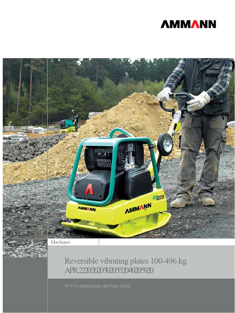 Ammann Reversible Vibrating Plates Guide | PDF | Engines