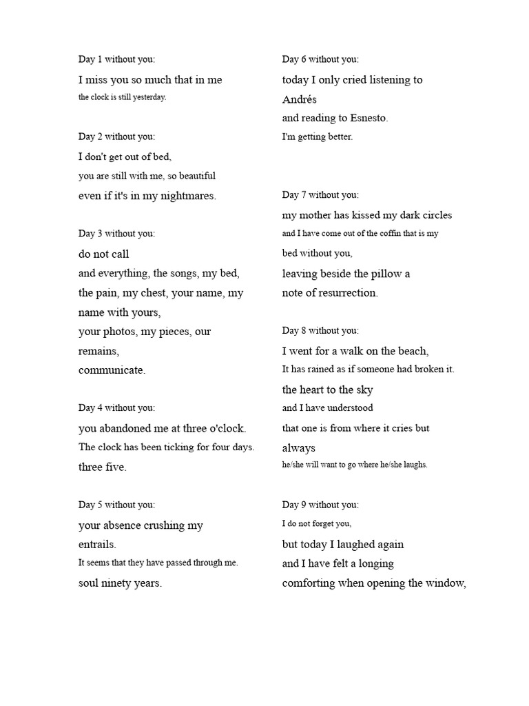 Days without you | PDF