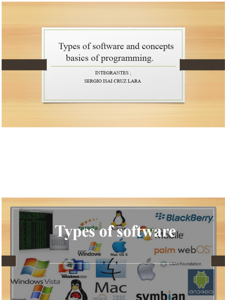 types_of_software_exhibition | PDF | Software | Computer Programming