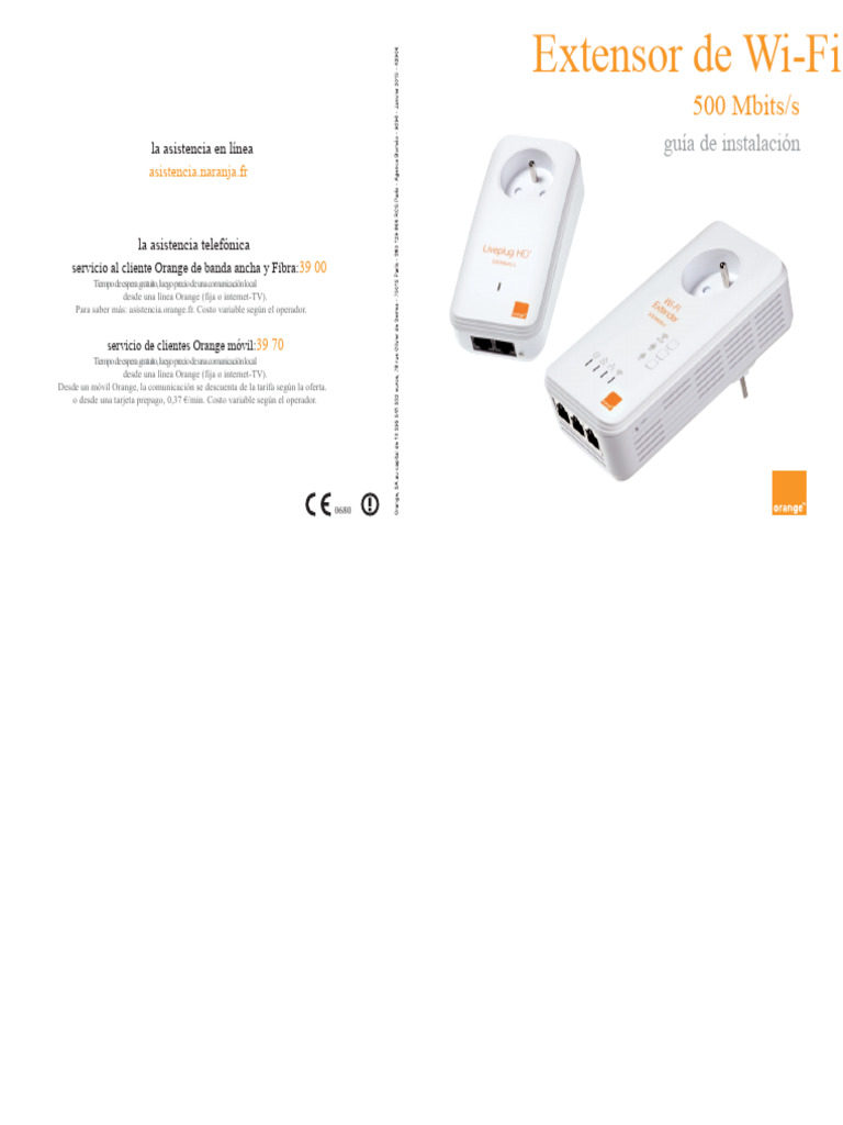 Guía de Instalación Extensor Wi-Fi 500 Mbits/s | PDF | Wifi ...