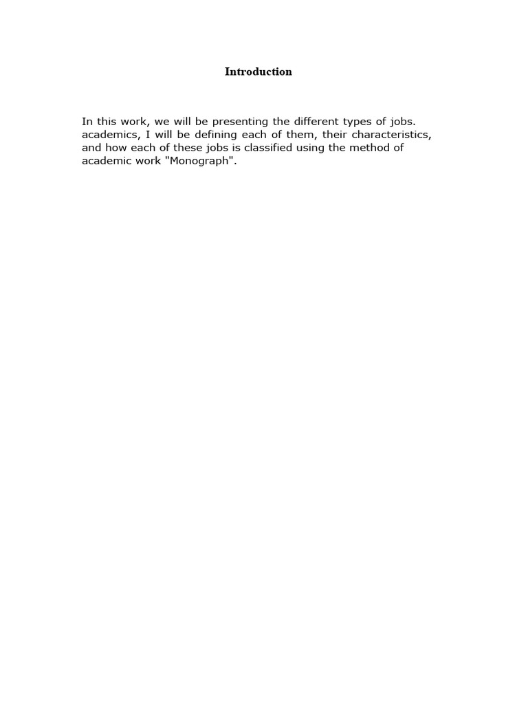 Unit 2_Activity 1_Types of academic work | PDF | Thesis | Essays