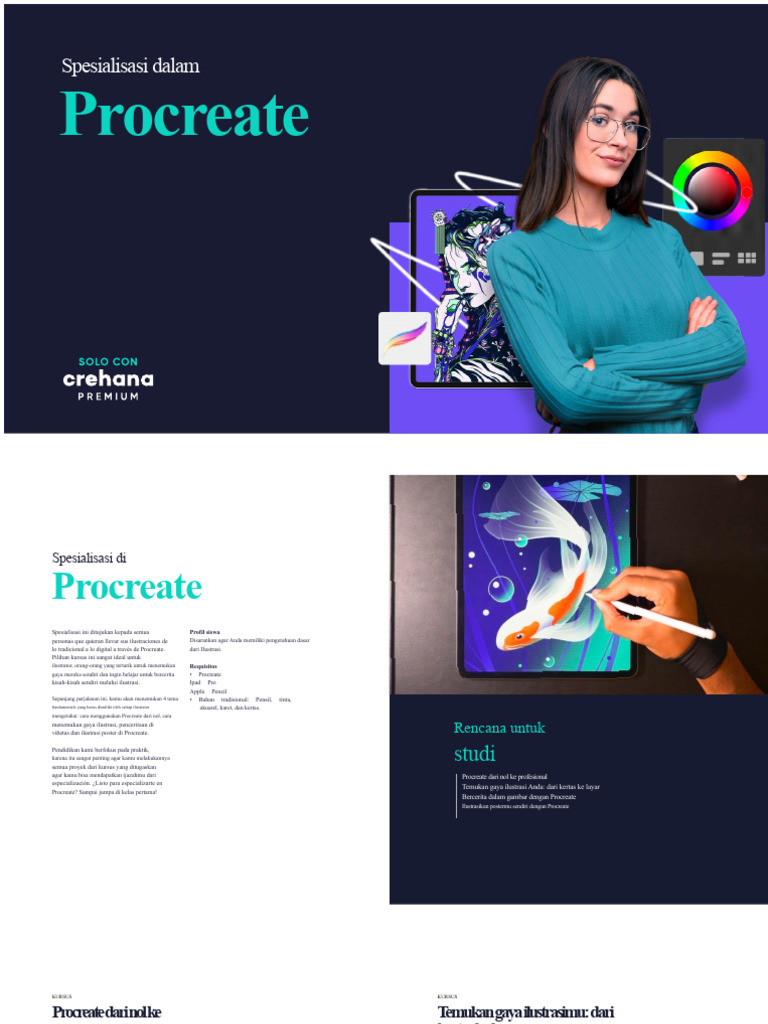 Spesialisasi Ilustrasi Procreate Digital | PDF