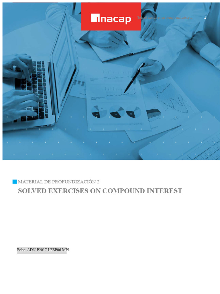 Solved Compound Interest Exercises | PDF | Interest | Compound Interest