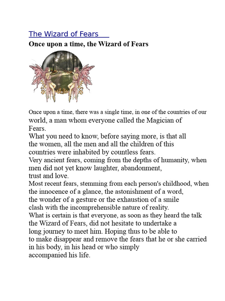 The Wizard of Fears | PDF | Magician (Fantasy)