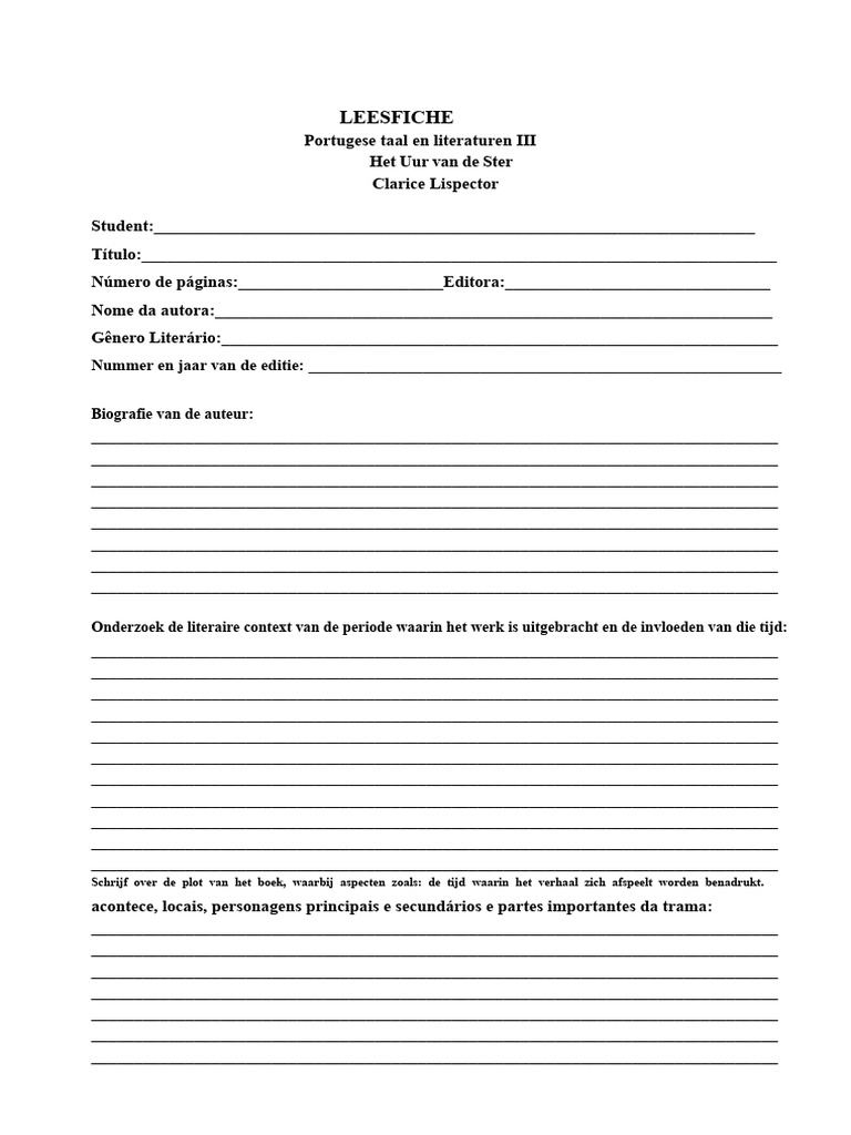 LEESBLAD - Auure Van de Ster | PDF