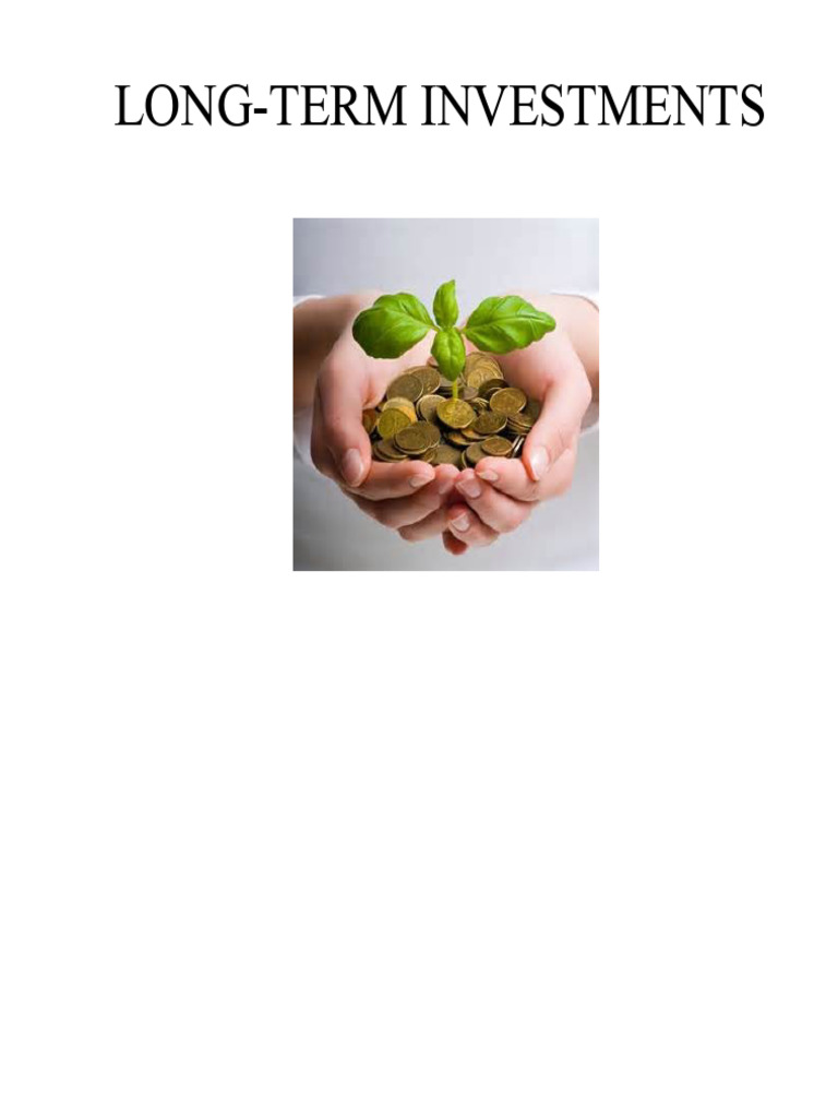 LONG-TERM INVESTMENTS | PDF | Bonds (Finance) | Interest