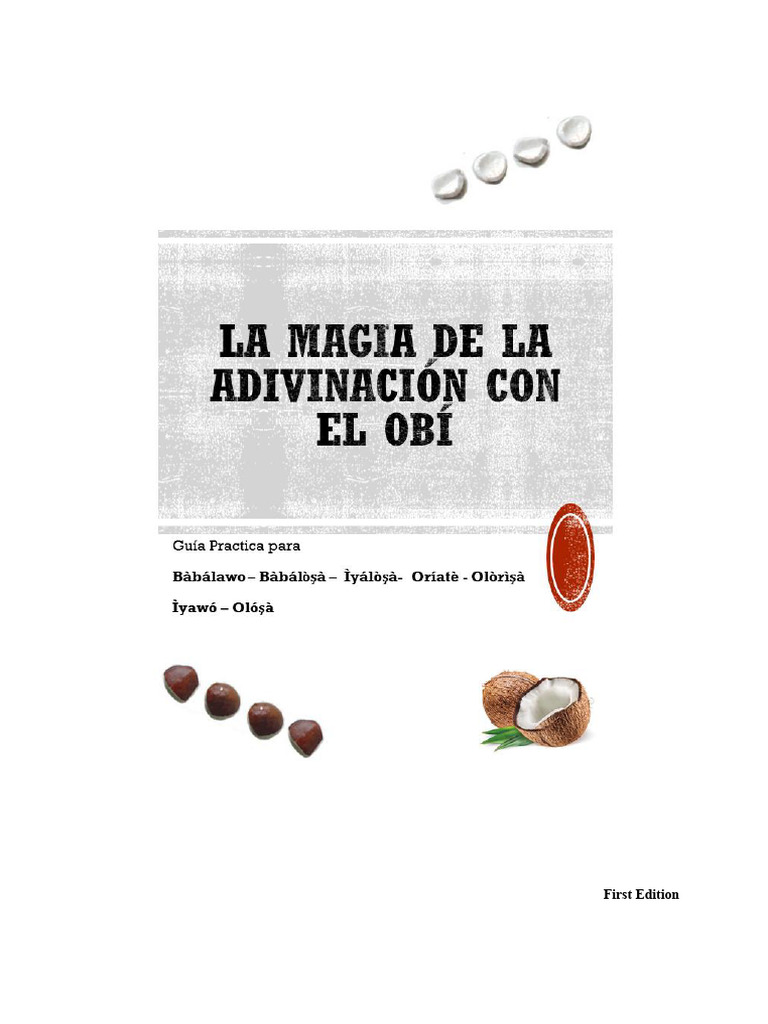 Obí Divination in Afro-Cuban Religions | PDF | Leaf | Divination