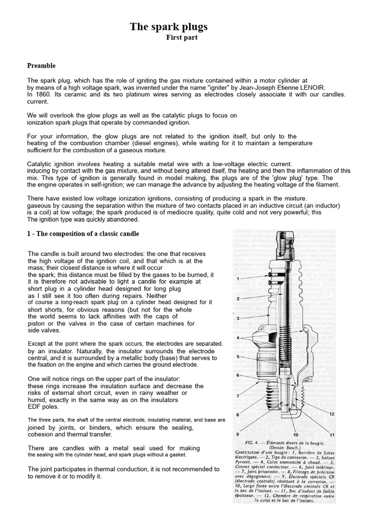 The spark plugs | PDF | Electric Current | Inductor