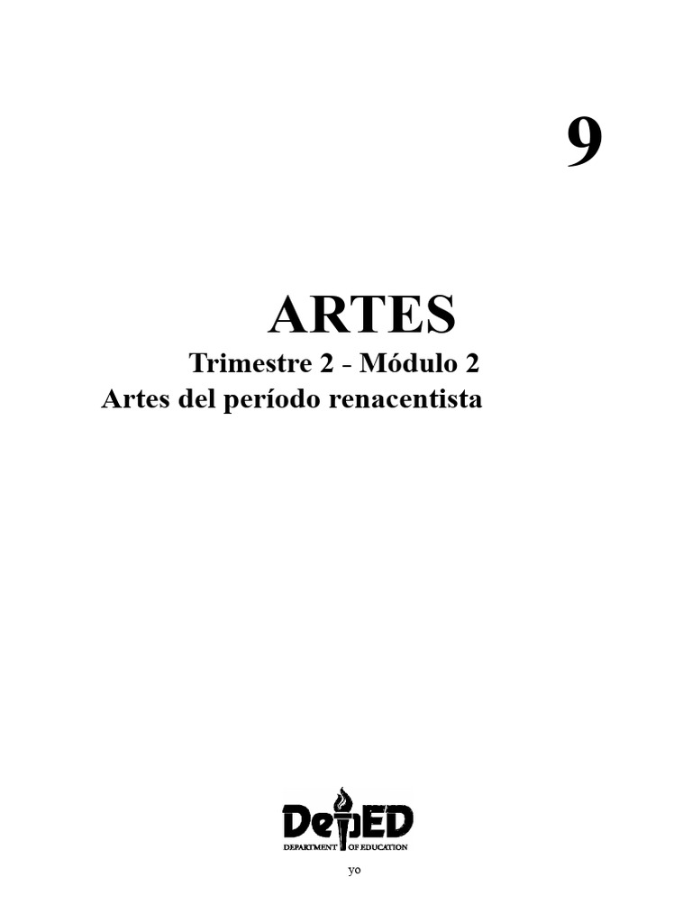 Copia de ARTS 9 Q2 M2 Wk2 | PDF | Miguel Ángel | Renacimiento