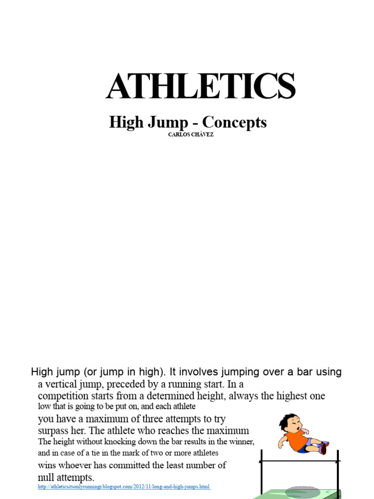 High Jump Techniques and Rules | PDF