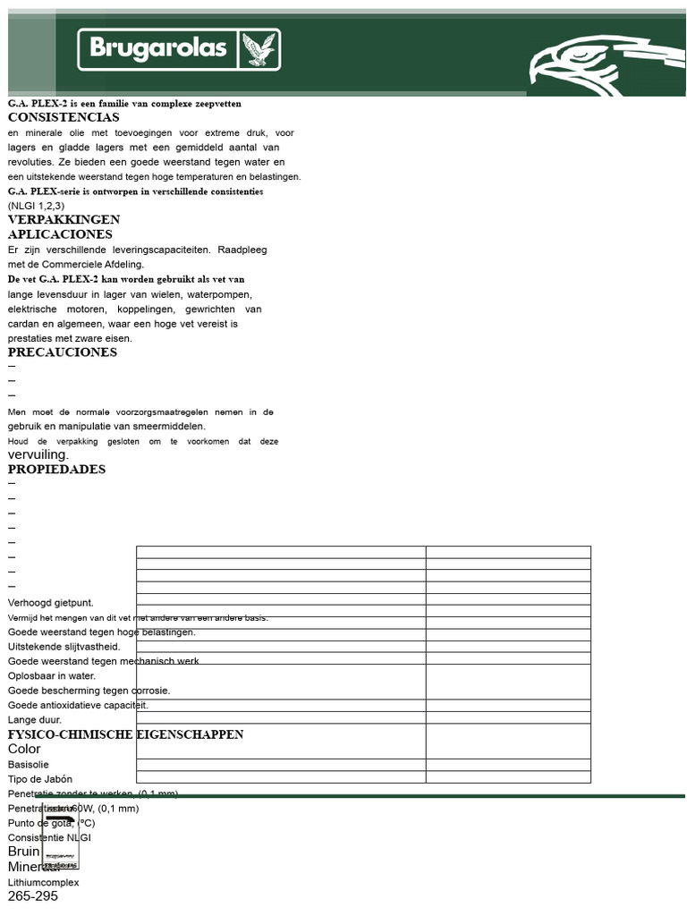 Grasa Aguila Plex Brugarolas | PDF