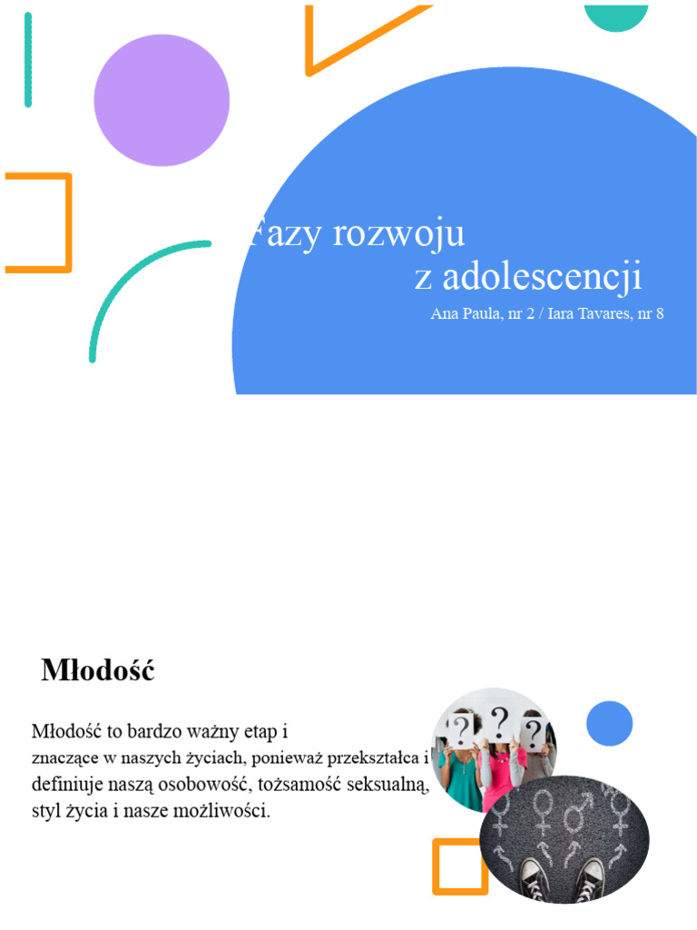 Fazy Rozwoju Młodzieńczości | PDF