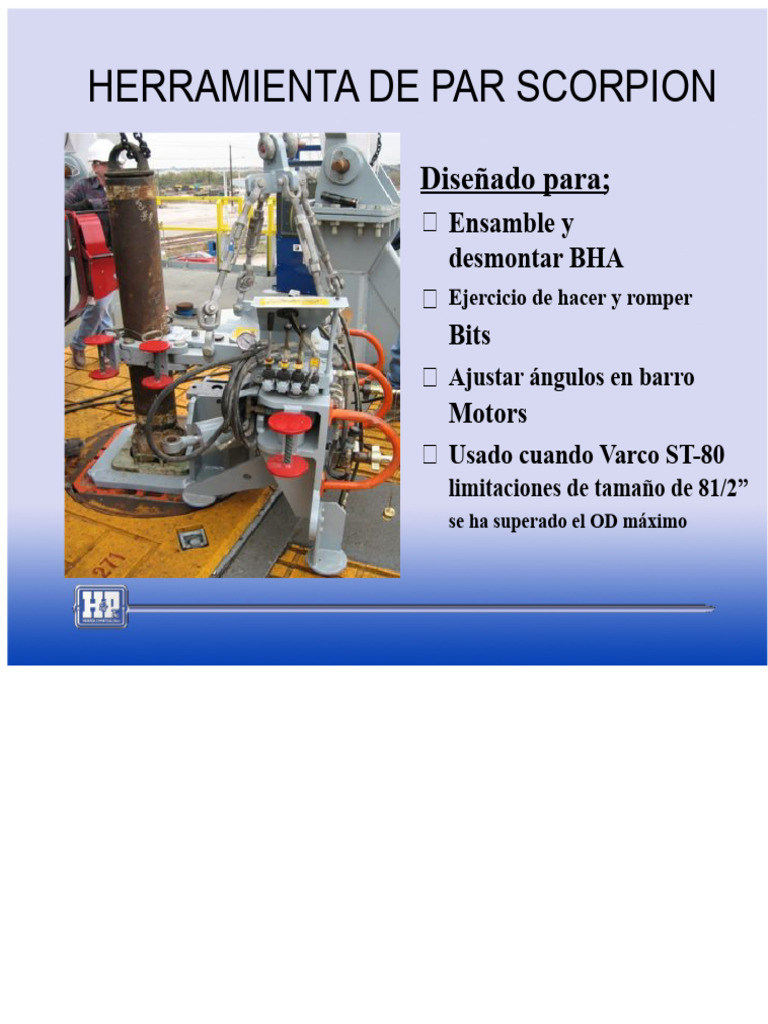 Herramienta de Torque Scorpion | PDF