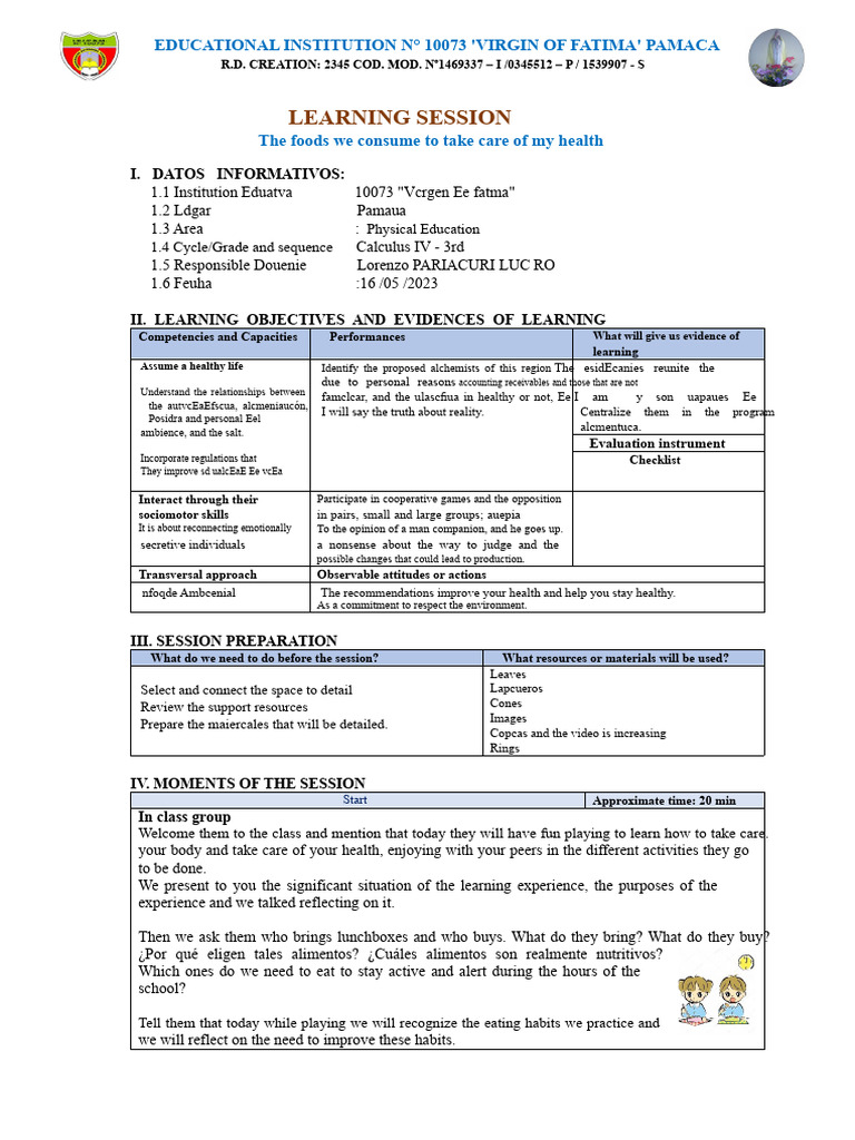 LEARNING SESSION 3rd and 4th I | PDF
