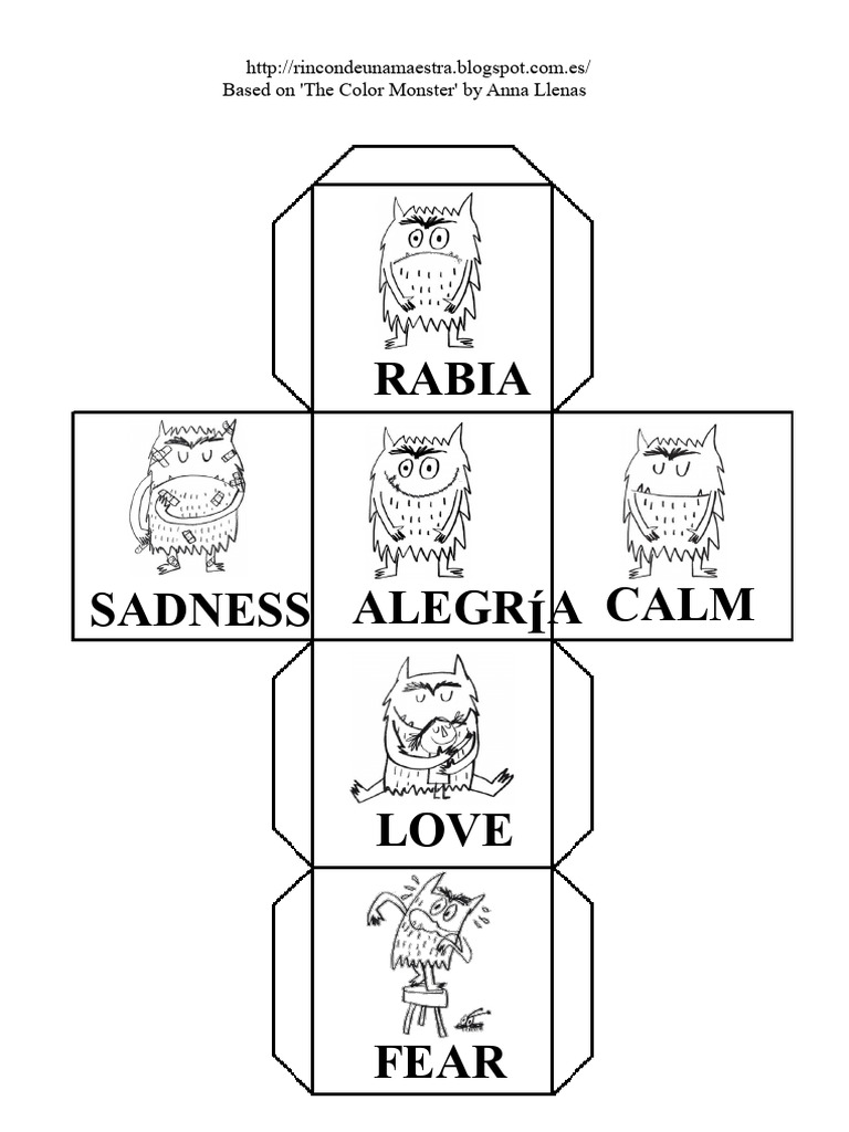 The Color Monster: A Pop-Up Book of Feelings | PDF