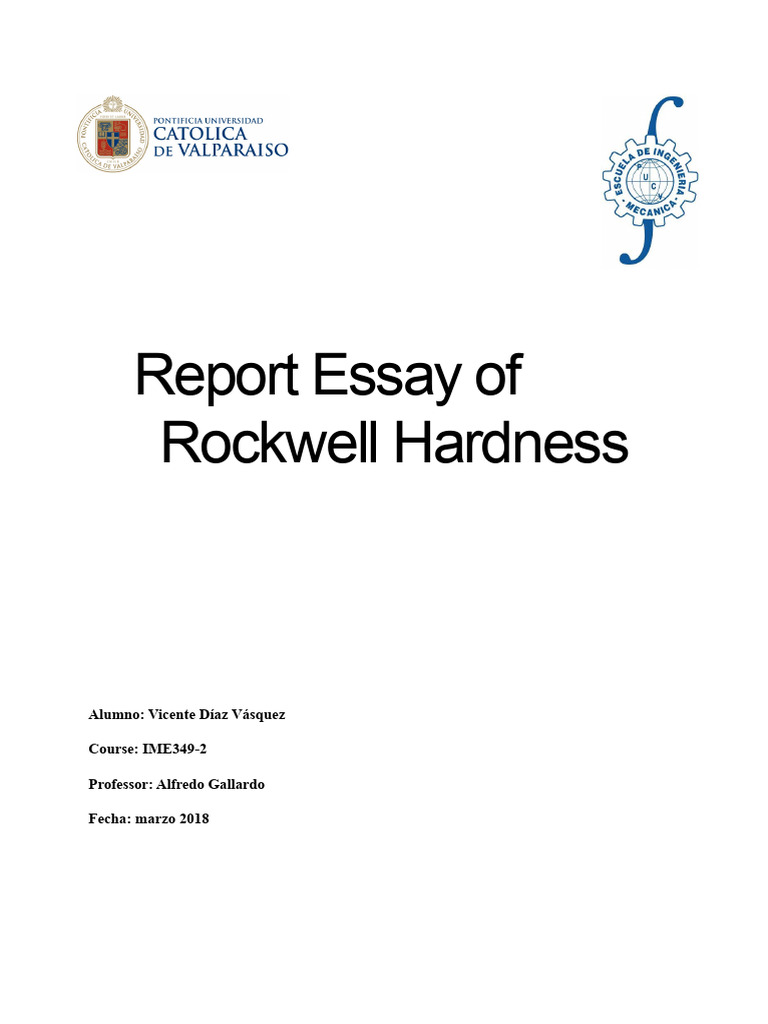 Rockwell Hardness Test Report | PDF | Hardness | Heat Treating