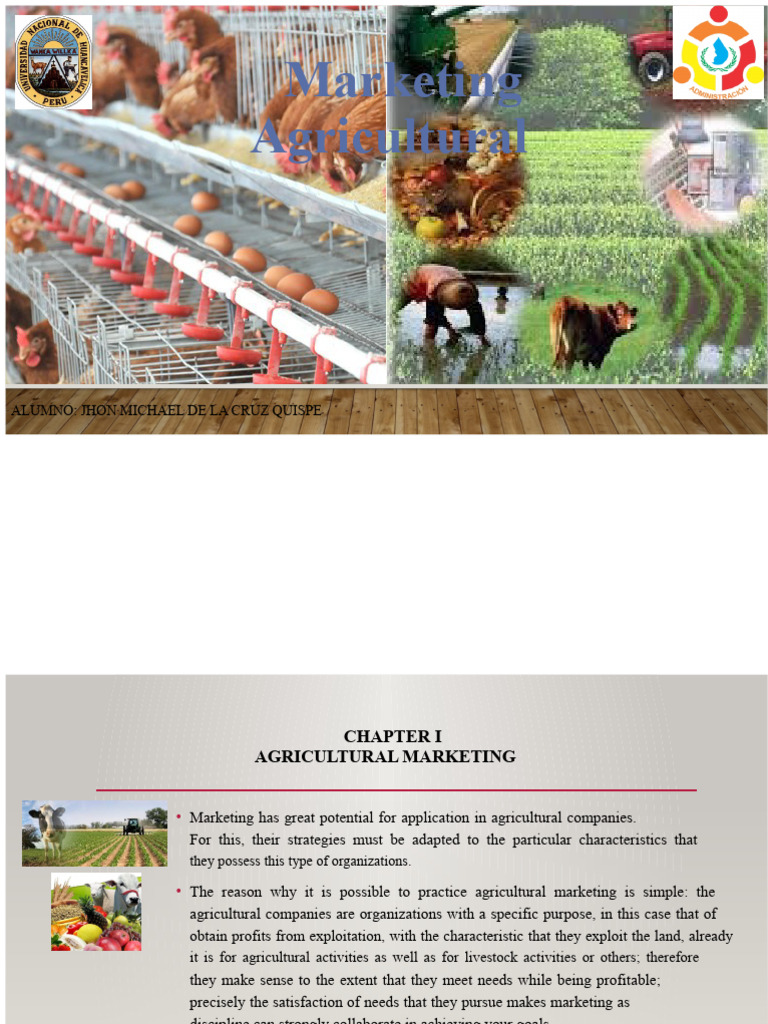 Agricultural Marketing.pptx | PDF | Marketing | Agriculture