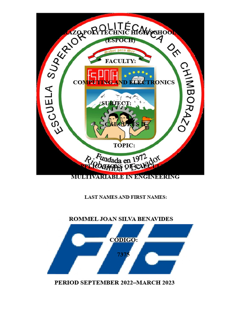 Applications of Multivariable Calculus in Engineering | PDF ...