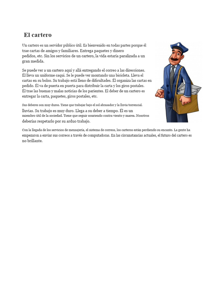 El Cartero | PDF