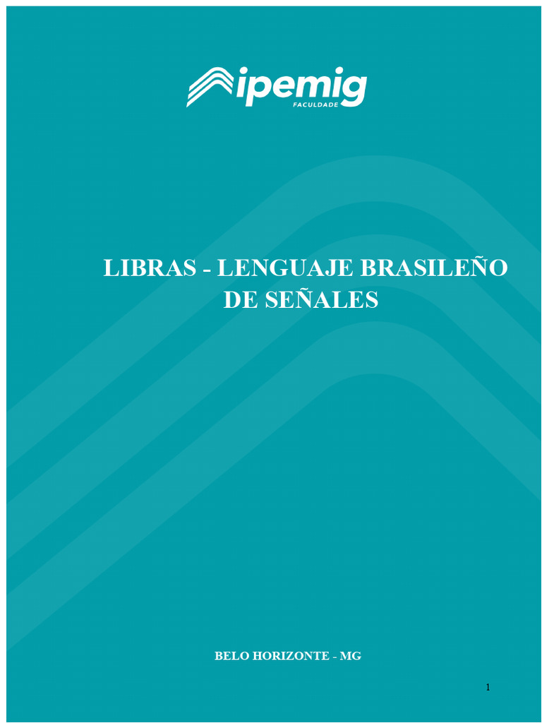 Introducción a LIBRAS y su Cultura | PDF | Lenguaje de señas ...