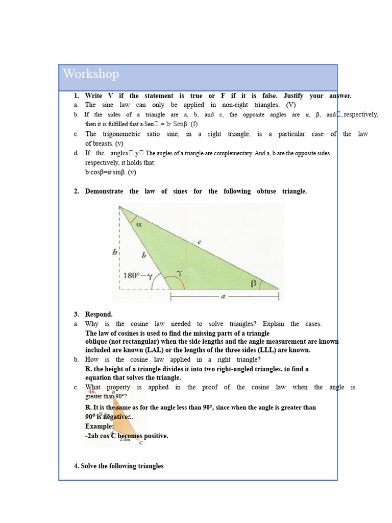 ma | PDF | Trigonometric Functions | Triangle